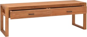 TV stolek 140 x 40 x 45 cm teakové dřevo 325273
