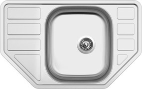 Sinks NB Rohový dřez Sinks CORNO 770 V 0,6mm matný - STSCRM7704806V