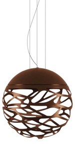 Lodes Kelly Medium Sphere 50, závěsné svítidlo 3x23W LED, bronz, prům. 50cm