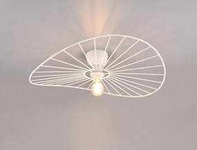 Bílé stropní svítidlo ø 60 cm Chapeau – Reality