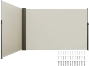 Stahovací boční markýza, 200,7 × 599,4 cm Venkovní ochranná – KSSCP200X600HPSZPV0