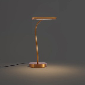 Stolní lampa v art deco stylu bronzová vč. LED - Tableau
