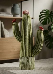 Dekorativní soška Cactus 25 cm zelená