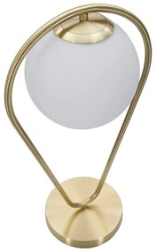 Stolní lampa ve zlaté barvě Mauro Ferretti Glamy Drop