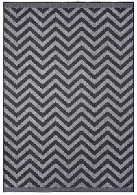 NORTHRUGS - Hanse Home koberce Kusový koberec Twin Supreme 105472 Palma Night Silver – na ven i na doma - 200x290 cm