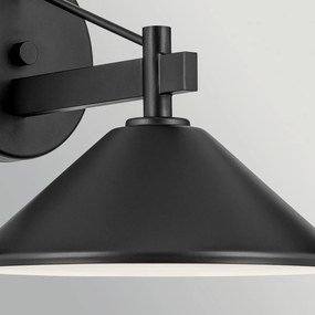 Venkovní světlo na fasádu Elstead Ripley M LED 8W IP44 Černá