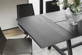 Rowico Otočná židle LOWELL hnědá kůže 120249