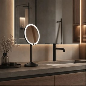 Kosmetické zrcadlo s osvětlením/zvětšovací (zvětšení 5x) ø 12 cm – simplehuman