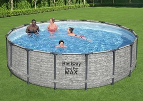 BESTWAY Steel Pro Max Bazén 488 x 122 cm, kartušová filtrace 5619E