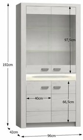 Vitrína INFINITY 03 Tempo Kondela