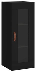 Skříň highboard černá 34,5 x 34 x 180 cm kompozitní dřevo,  3199210