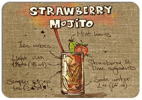 Prostírání - 028, Strawberry Mojito