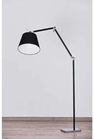 Designová lampa Zyta černá/stříbrná