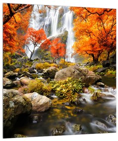 Obraz podzimní krajiny (30x30 cm)