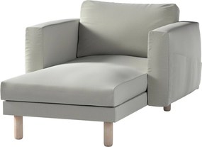 Potah na IKEA Norsborg šezlong s loketními opěrkami barva zelená látka sametová
