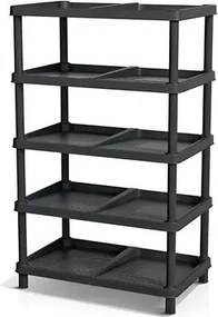 PROSPERPLAST TASSY RACK černá / Botník / Plast / 77,2x29,6 cm