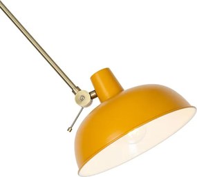 Stropní retro svítidlo do dětského pokoje s ramenem žluté Milton Yellow