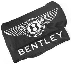 Sablio Deka Logo Bentley Černý - 150x120 cm