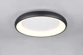 Černé LED stmívatelné stropní svítidlo Cardona – Trio