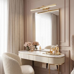 Toolight Rea, Koupelnové nástěnné LED svítidlo SWE006-1W 73cm GOLD, OSW-20105