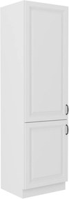 STL 60 cm skřínka vysoká pro lednici STILO II Barevné provedení STILO: Bílá / Bílá
