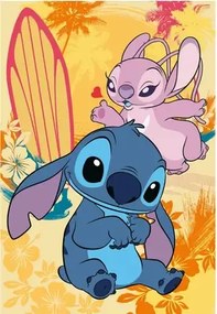 DINO Zamilovaný Stitch / 24+48 dílků / od 4 let