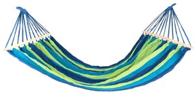 Happy Green Závěsné houpací lehátko 200 x 150 cm, modrá