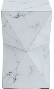 Kare Odkládací stolek Luxury Triangle Marble