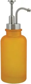 Spirella YOKO dávkovač mýdla žlutý / sklo / 280 ml