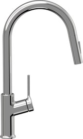 Invena Farsala, dřezová baterie s výsuvnou 2-funkční výlevkou h-433, chromová, INV-BZ-40-U01-S