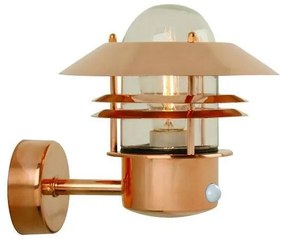 Nordlux Venkovní nástěnná lampa Blokhus se senzorem Barva: Měď