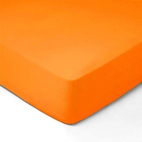 DekorTextil Dětské JERSEY prostěradlo oranžové ROZMĚR: (š/d/v) 60 x 120 x 20 cm