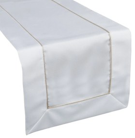 UBRUS MADELE 40X180 CM BÍLÝ