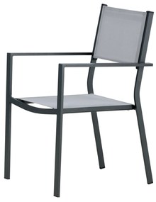 Jídelní židle Copacabana, 2ks, šedá