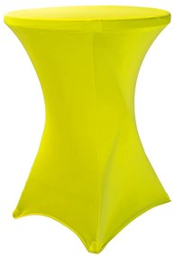 Elastický ubrus EXTREME na koktejlový bistro stůl 70-80 cm VÍCE BAREV Barva ubrusu: SVÍTIVĚ ŽLUTÁ / YELLOW