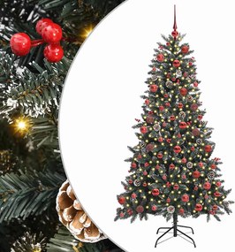 Umělý vánoční stromeček Zelená 180 cm PVC, plast a ocel 3395880