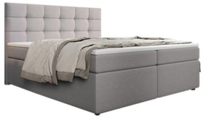 Čalouněná postel boxspring PALMA + topper, 140x200, inari 22