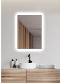 Amirro Ambiente Zrcadlo 50 x 70 cm s LED podsvícením s dotykovým senzorem, 410-951