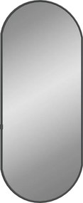 vidaXL Nástěnné zrcadlo 60x25 cm oválné [348204] Barva: Stříbrná