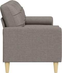 3místná pohovka s polštáři taupe 210 cm textil 3278208