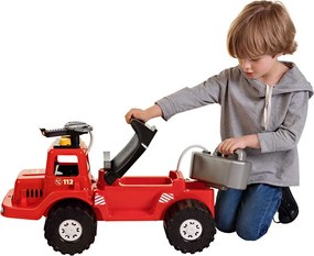Dětské hasičské odrážedlo stříkací vodu BAYO se zásobníkem 70 cm