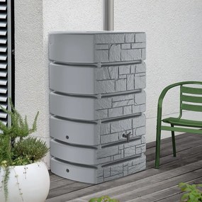 Prosperplast Sud na dešťovou vodu TOWER STONE 500l, šedý