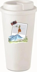Personalizovaný cestovní termohrnek s polaroidem z dovolené