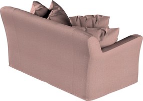 Potah na pohovku IKEA  Tomelilla 2-místná nerozkládací barva růžová látka pletený vzor