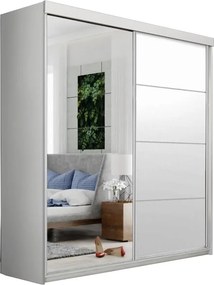 Posuvná skříň TOP B-23 - bílý 150x200x62 cm