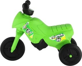 TEDDIES Odrážedlo Enduro Yupee zelené / Plast / výška sedadla 26 cm /