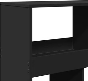 Knihovna černá 100 x 33 x 125,5 cm kompozitní dřevo 3309358