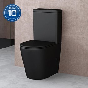 design stojící klozet DOPORRO DZ108 WC - BLACK - soft close