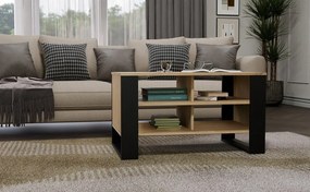 Konferenční stolek LAWA Modern 4P Slim II dub artisan/černý