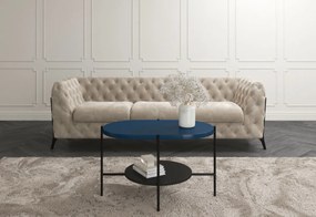 Konferenční stolek ARENA, 80x50x50, modrá/černá